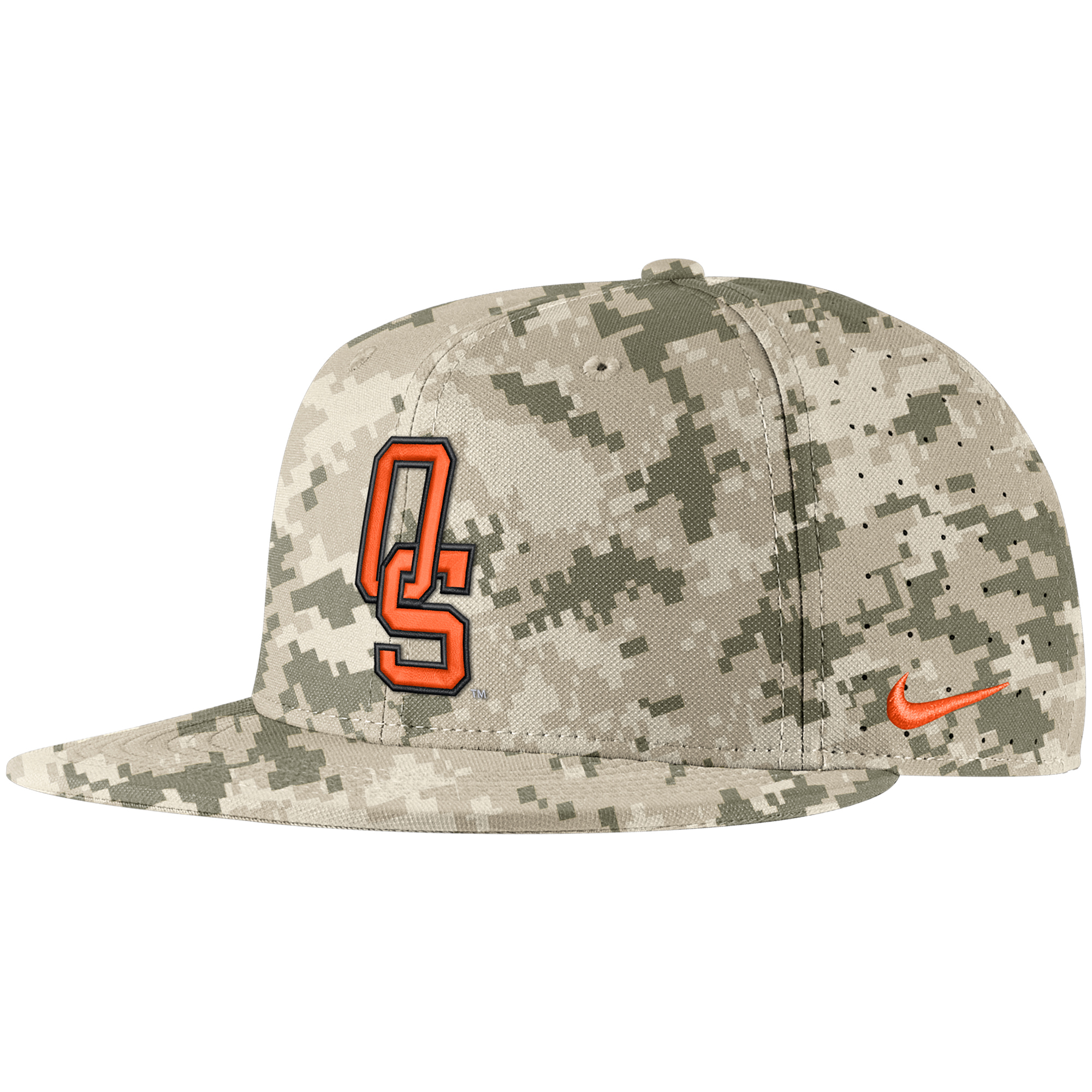 Nike Oklahoma State Cowboys Camo Performance True Fitted Hat | OK TEAM GEAR