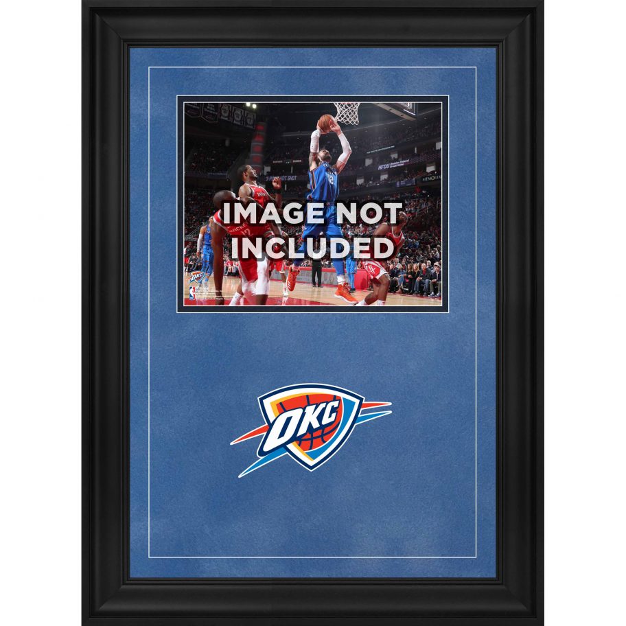 Oklahoma City Thunder Deluxe Horizontal Photograph Frame with Team Logo ...