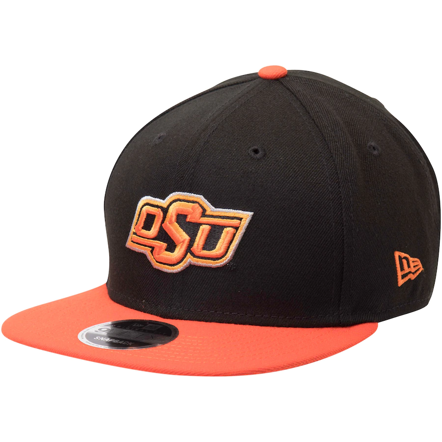 New Era Oklahoma State Cowboys Black Basic 9FIFTY Adjustable Hat | OK ...