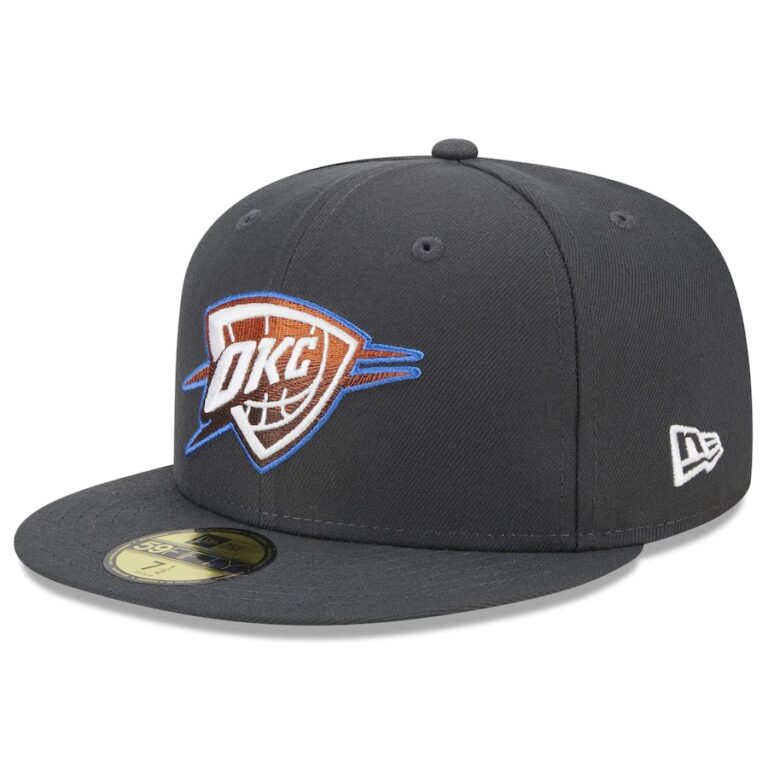 New Era Oklahoma City Thunder Navy 2022/23 City Edition Alternate Logo ...